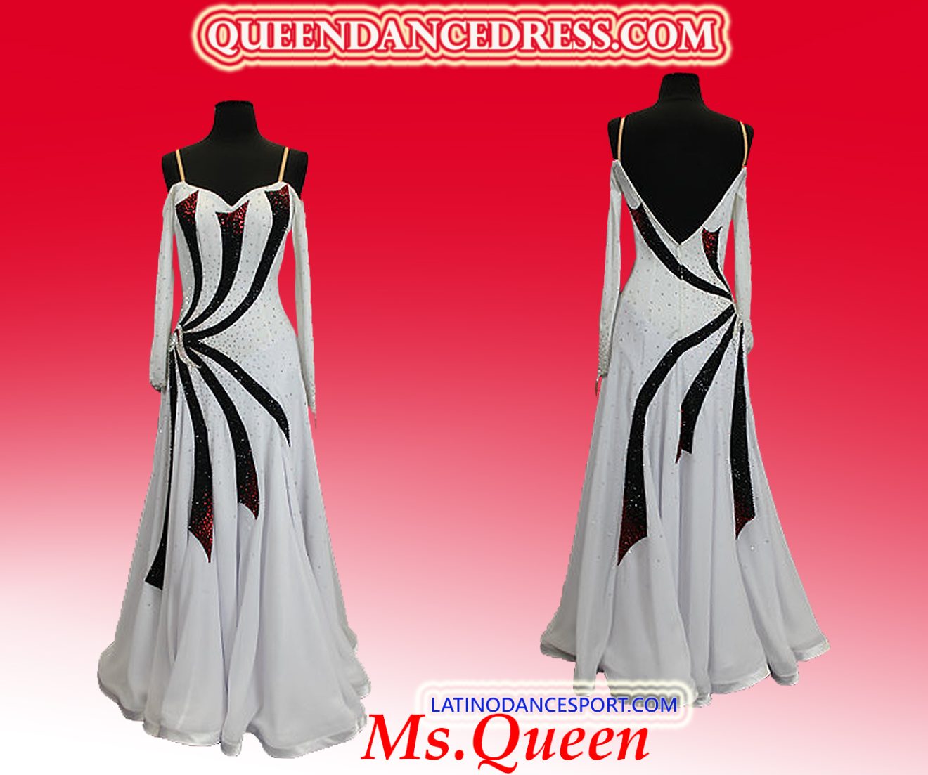 Smooth/Standard Ballroom Queen Dance Tailored Dress S34
