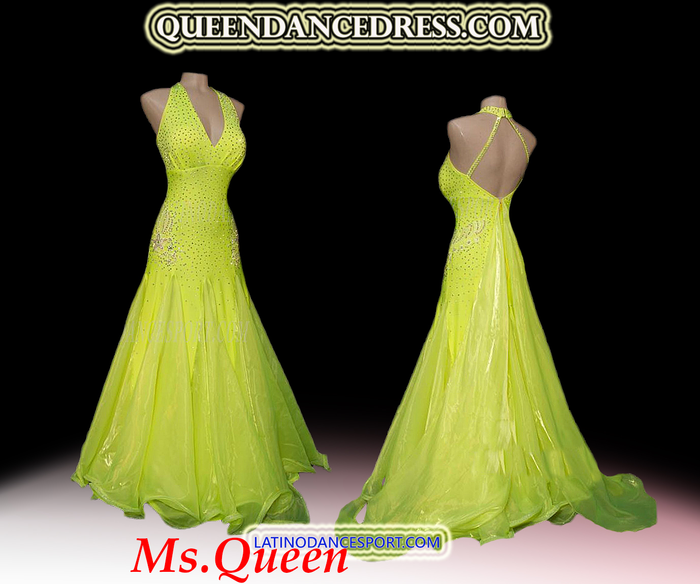 Smooth/Standard Ballroom Queen Dance Tailored Dress S49