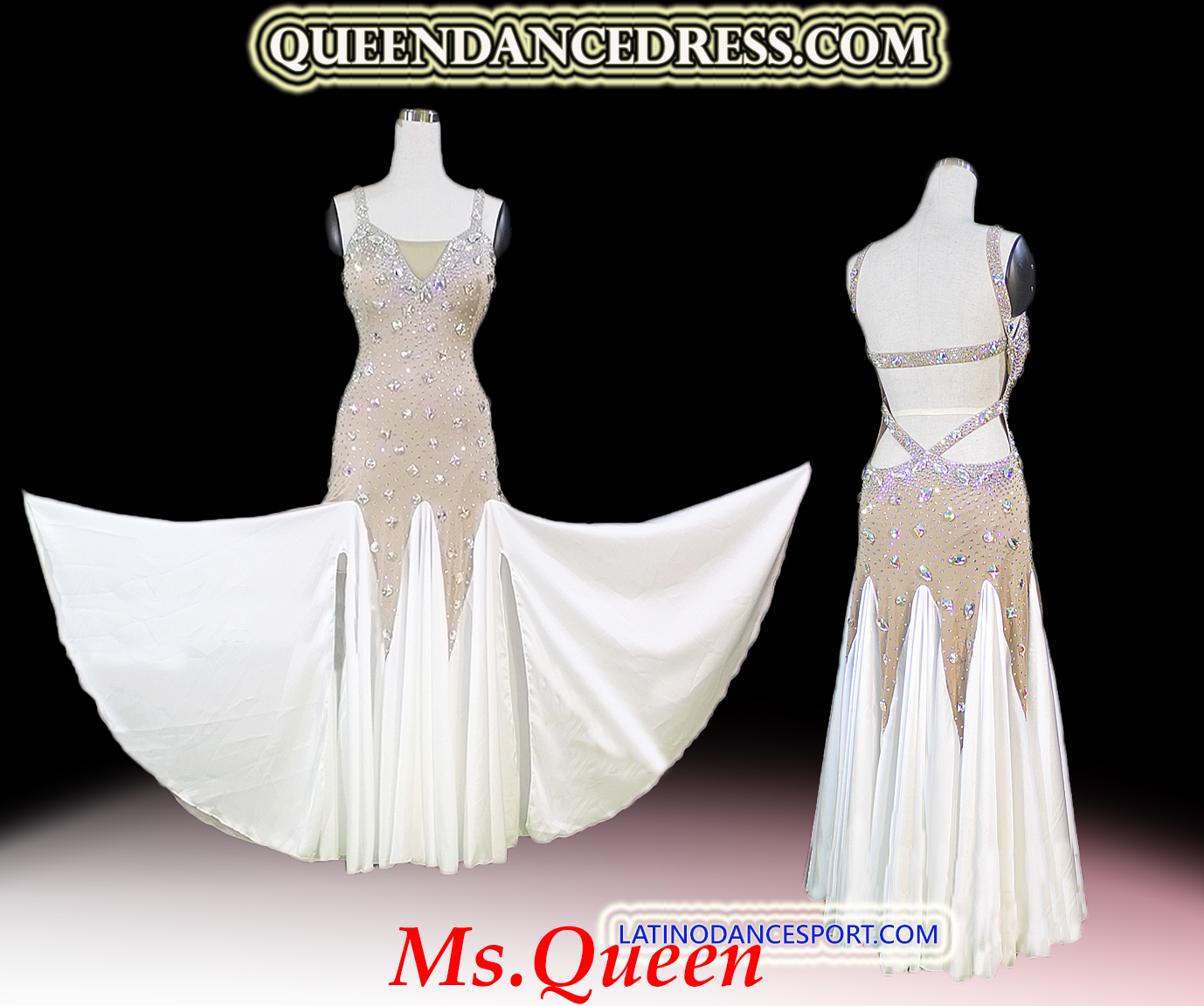 Smooth/Standard Ballroom Queen Dance Tailored Dress S70