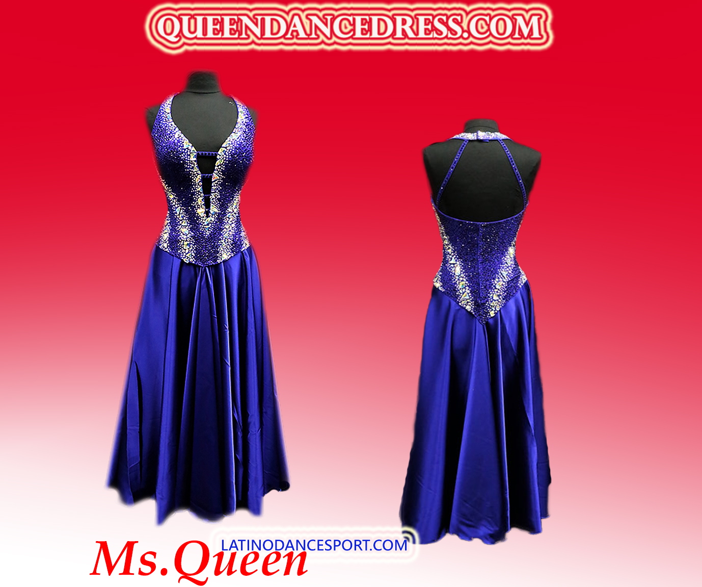 Smooth/Standard Ballroom Queen Dance Tailored Dress S191