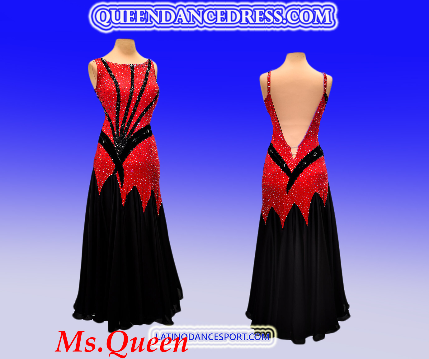 Smooth/Standard Ballroom Queen Dance Tailored Dress S230