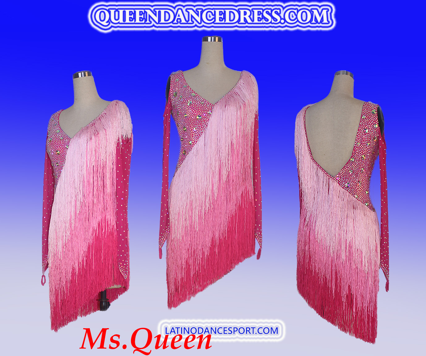 Latin Ballroom Classic Queen Dance Tailored Dress L341