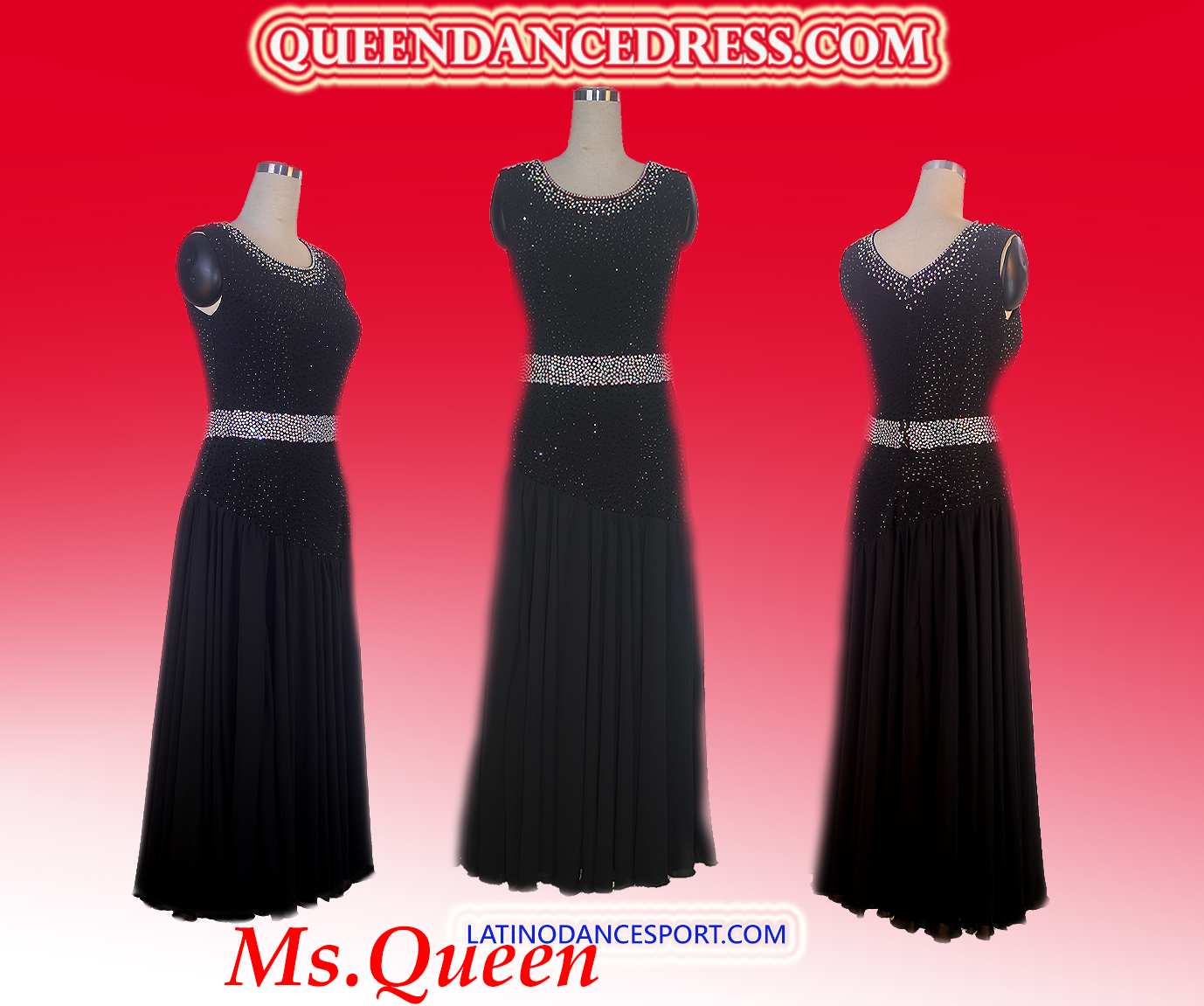 Smooth/Standard Ballroom Queen Dance Tailored Dress S258